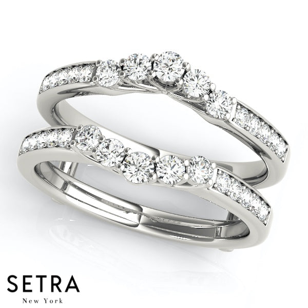 Bridge Setting Diamond Engagement Rings 14kt Gold – Setra New York